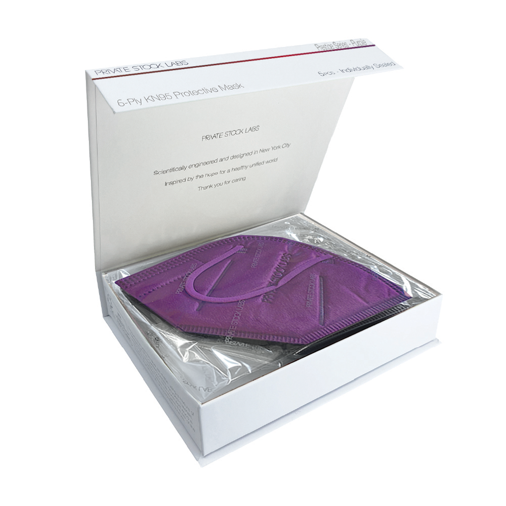 KN95 Protective Mask - Prestige Series - Purple (Pack of 5) – Private ...